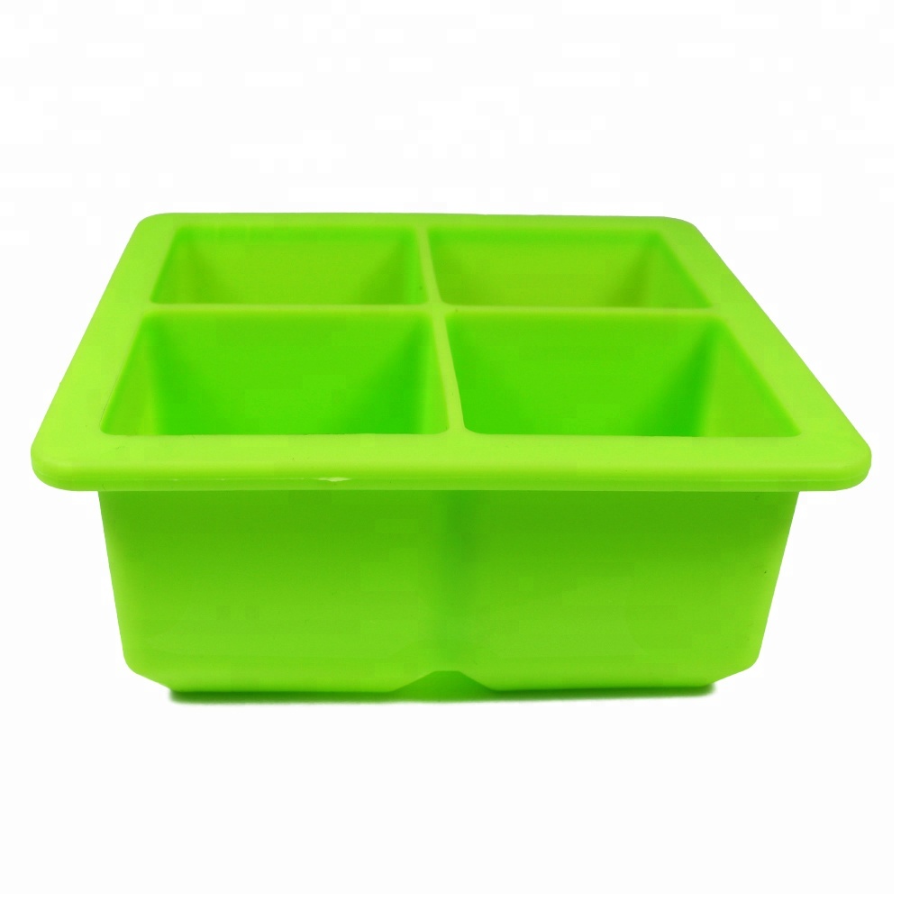 Custom LOGO Ice Cube Tray Silicone Ice Cream Molds - Buy Silicone Ice ...